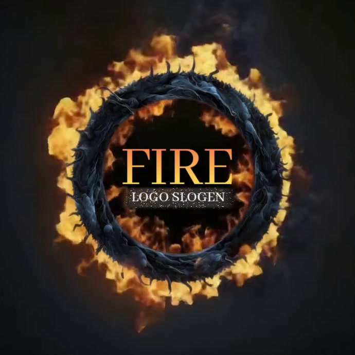 Plantilla de Fire Ring Logo Video Digital Design Template | PosterMyWall