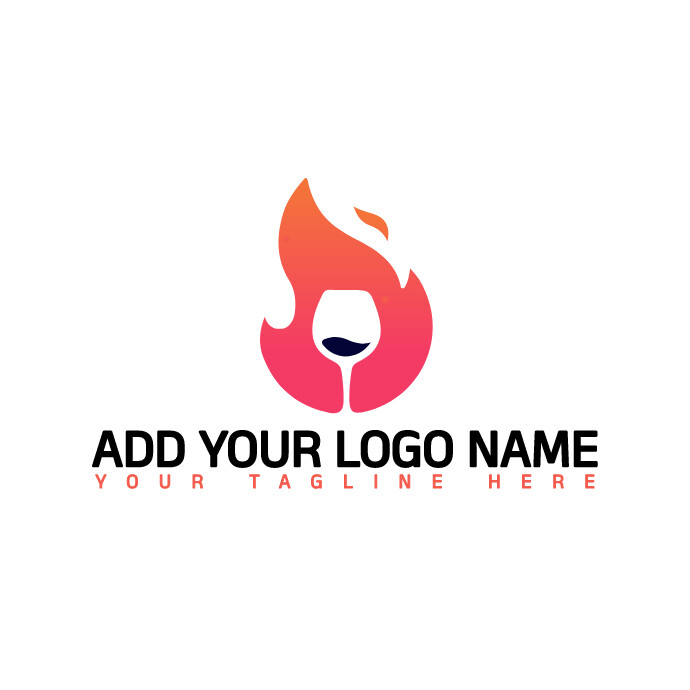 Fire Wine/spark/flame/blaze/inferno/flaming H Template | PosterMyWall