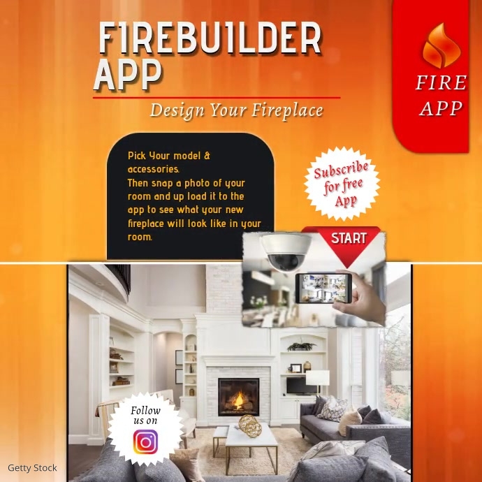 Copy of firebuilder app1INSTA VIDEO | PosterMyWall