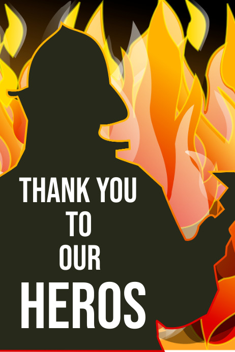 Firefighter Charity Event Template | PosterMyWall