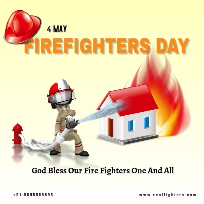 firefighters day Template | PosterMyWall