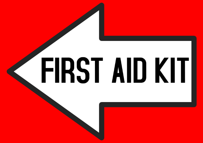 FIRST AID KIT arrow left Template | PosterMyWall