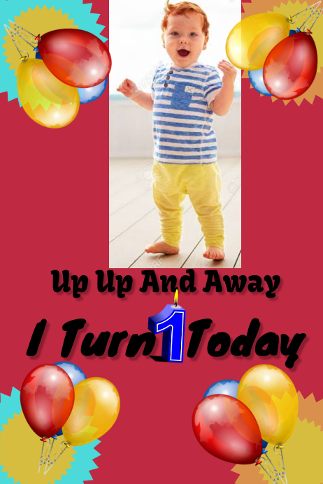 First birthday Template | PosterMyWall