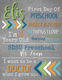 First day of school Template | PosterMyWall