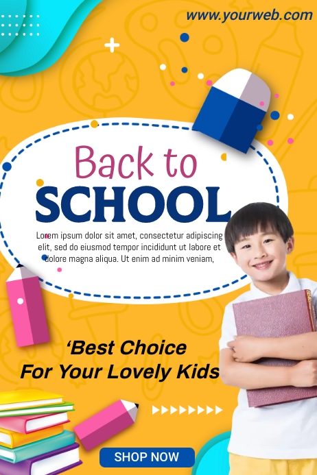 First Day Of School Flyer Template | PosterMyWall
