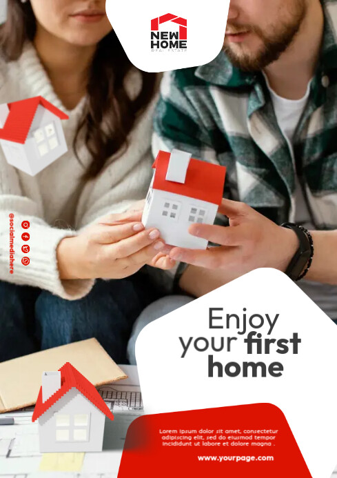 First Home Flyer Template | PosterMyWall