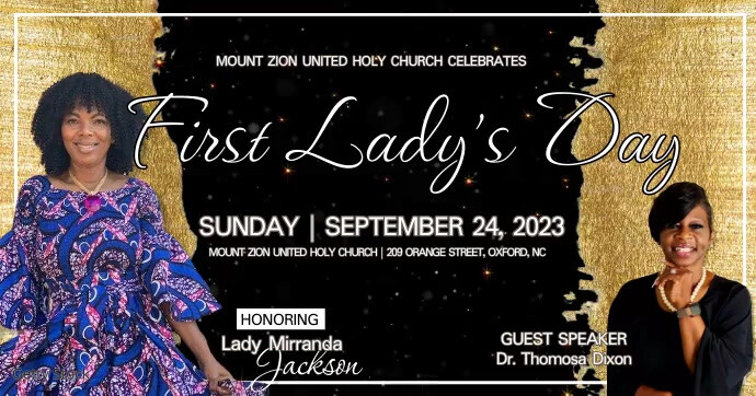 First Lady's Day 2023 Template | PosterMyWall