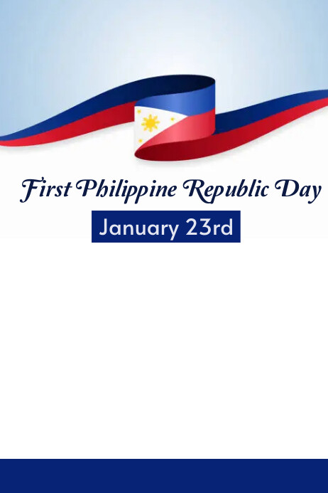 First Philippine Republic Day Template | PosterMyWall