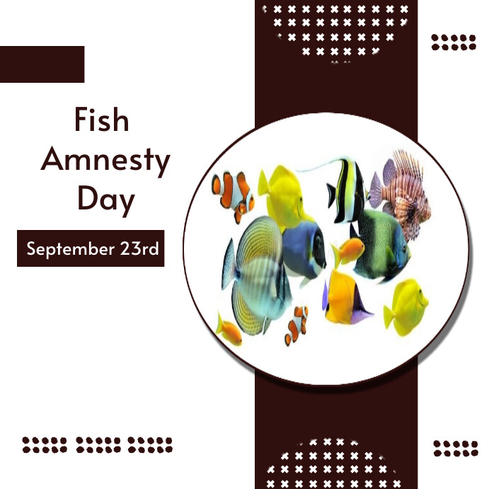 fish amnesty day Template | PosterMyWall