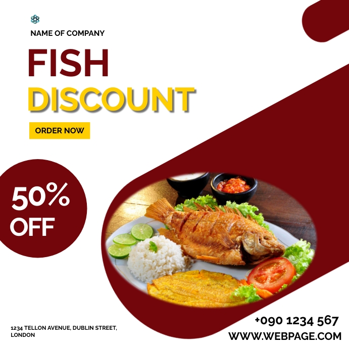 FISH FLYERS Template | PosterMyWall