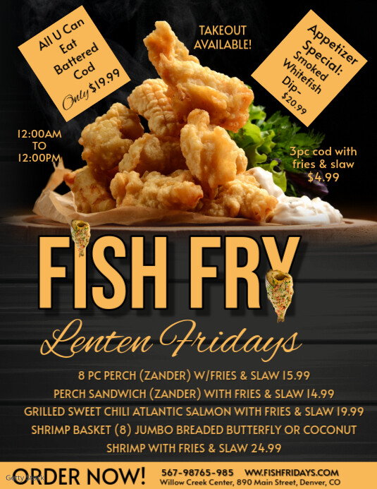 Copy of Fish Friday | PosterMyWall