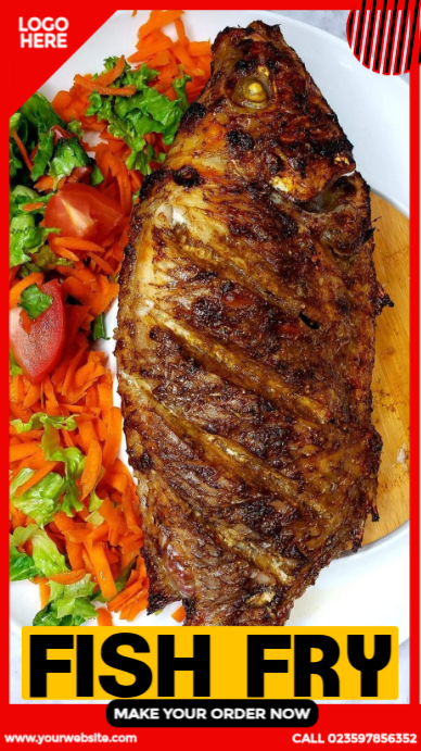 Fish Fry Ad Template | PosterMyWall