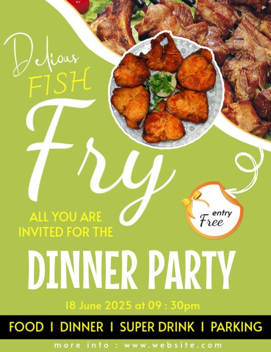 Fish fry Template | PosterMyWall