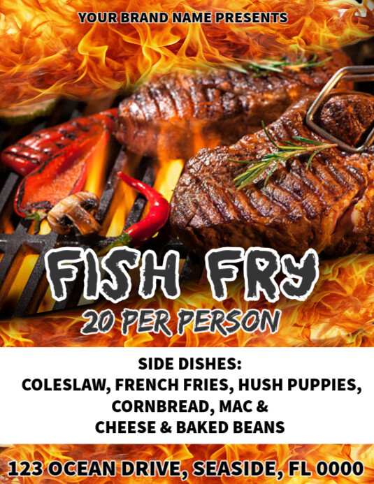 fish fry Template | PosterMyWall