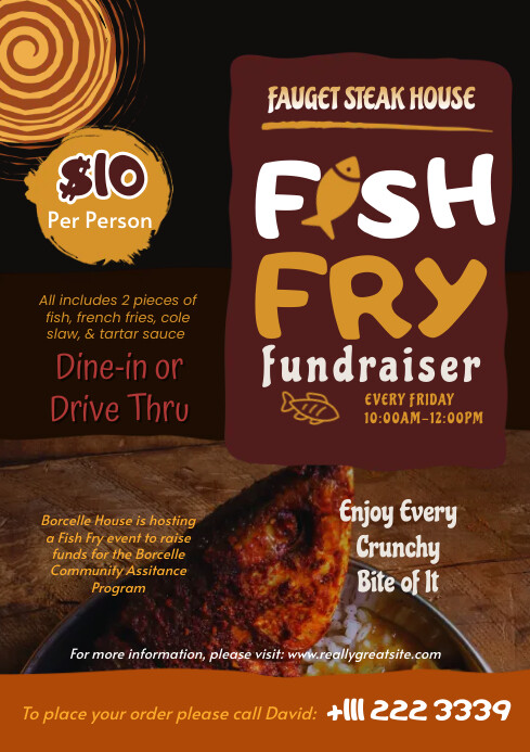 Fish Fry Flyer Template | PosterMyWall