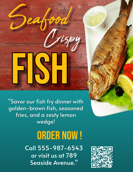 Fish Fry Flyer Template | PosterMyWall