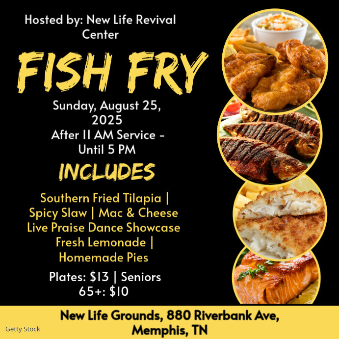 Fish Fry Flyer Templat | PosterMyWall