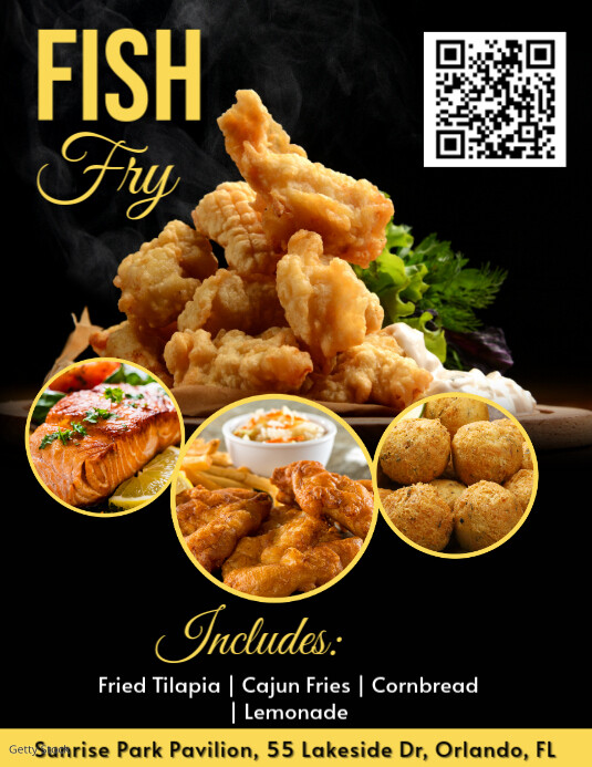 Fish Fry Flyer Template | PosterMyWall