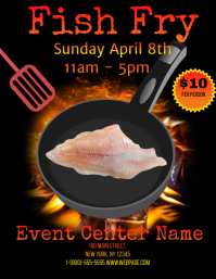FISH FRY FLYERS Template | PosterMyWall