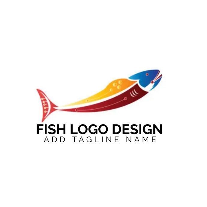Modèle FISH LOGO | PosterMyWall