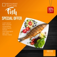 fish menu Template | PosterMyWall