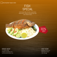 fish menu Template | PosterMyWall