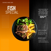 fish menu Template | PosterMyWall