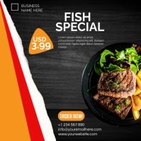 fish menu Template | PosterMyWall