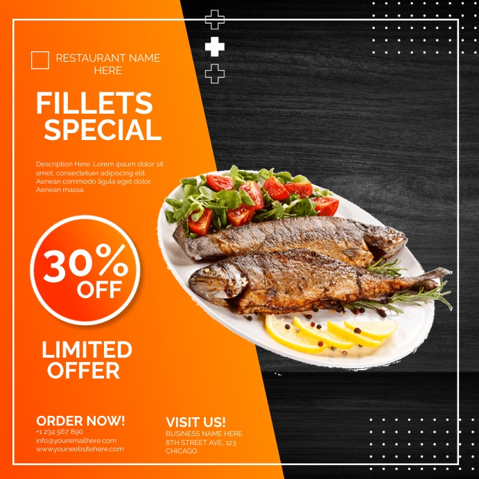 Plantilla de Venta de Pescado | PosterMyWall