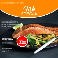 fish menu flyer Template | PosterMyWall