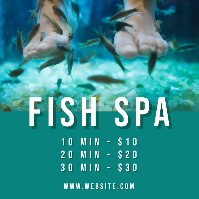 Copy of Fish spa | PosterMyWall