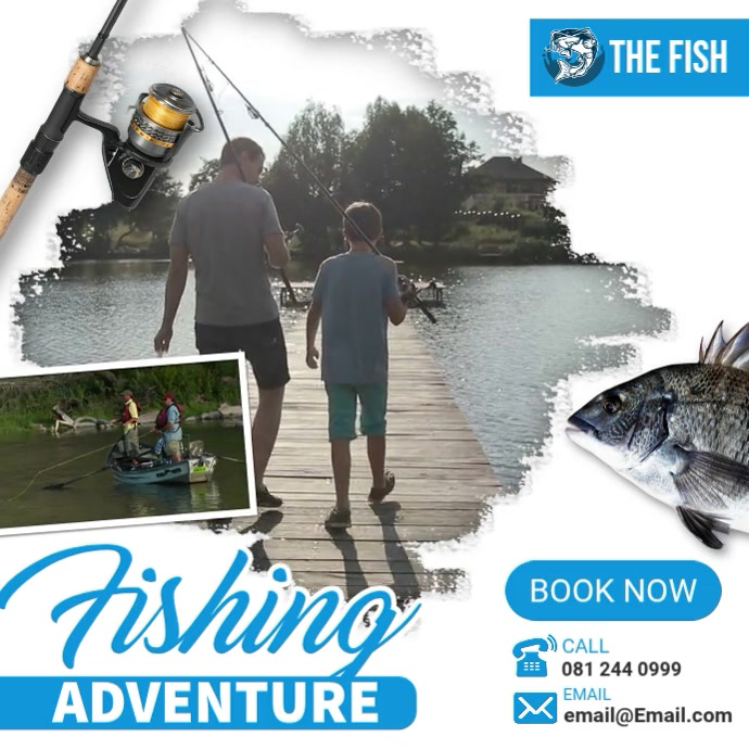 Fishing Ads Template | PosterMyWall