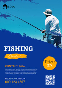 FISHING CONTEST TOURNAMENT Template | PosterMyWall