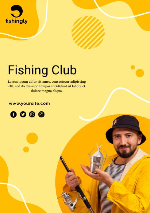FISHING CONTEST TOURNAMENT Modelo | PosterMyWall