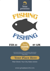FISHING CONTEST TOURNAMENT Template | PosterMyWall