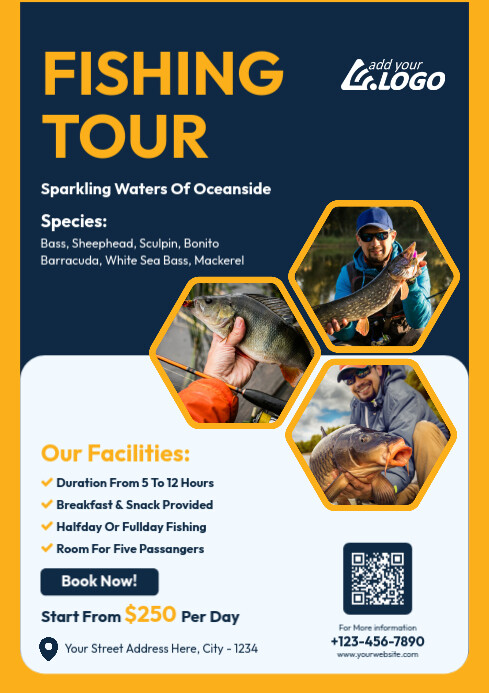 Fishing Tour Flyer Template | PosterMyWall