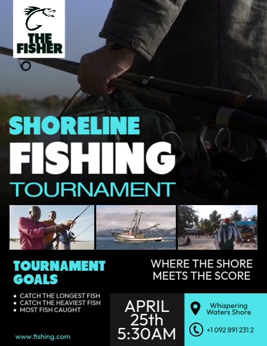 Fishing Tournament Template | PosterMyWall