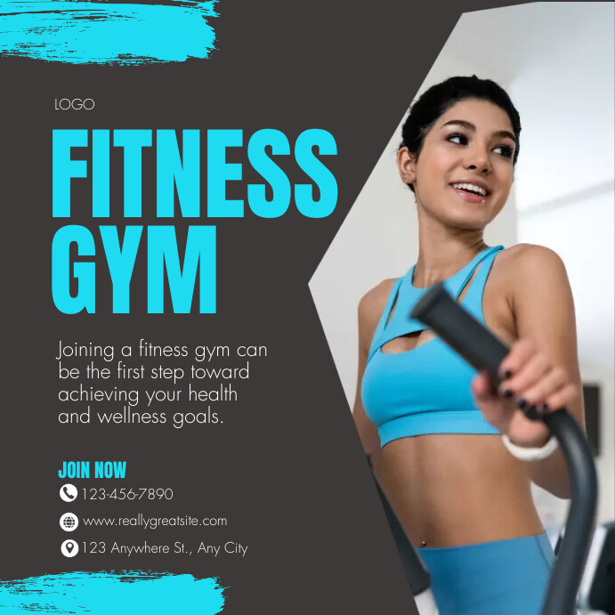Modèle FITNESS, GYM TRAINING / CLUB TEMPLATE | PosterMyWall