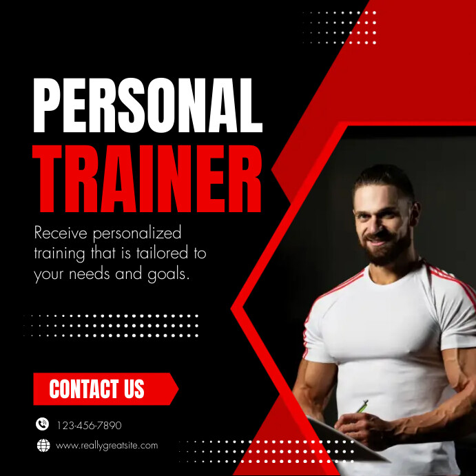 Copy of FITNESS, GYM TRAINING / CLUB TEMPLATE | PosterMyWall