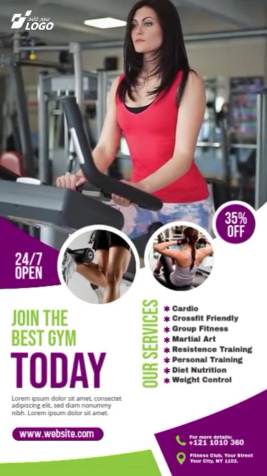 Fitness Ad Template | PosterMyWall