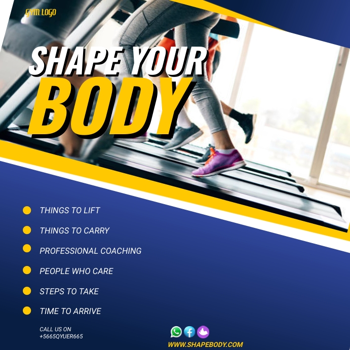 FITNESS ADS Template | PosterMyWall