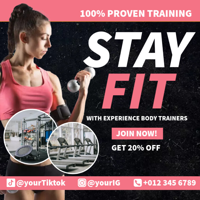 Fitness Ads Template | PosterMyWall