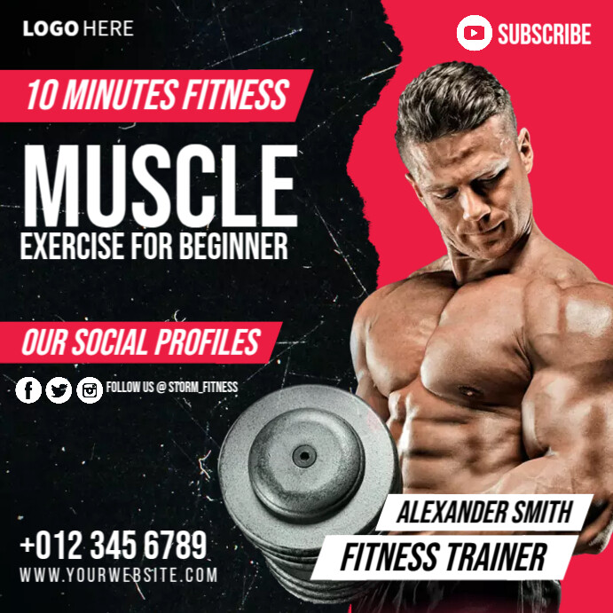 Fitness Ads Template | PosterMyWall