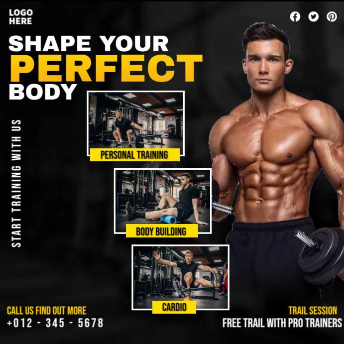 Fitness Ads Template | PosterMyWall