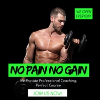 Fitness Bodybuilding Instagram Post Template | PosterMyWall