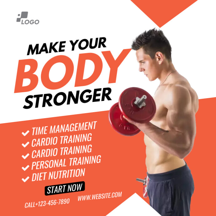 Fitness Center Ad Template | PosterMyWall