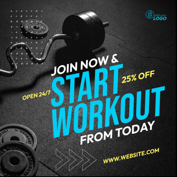 Fitness Center Ad Template | PosterMyWall