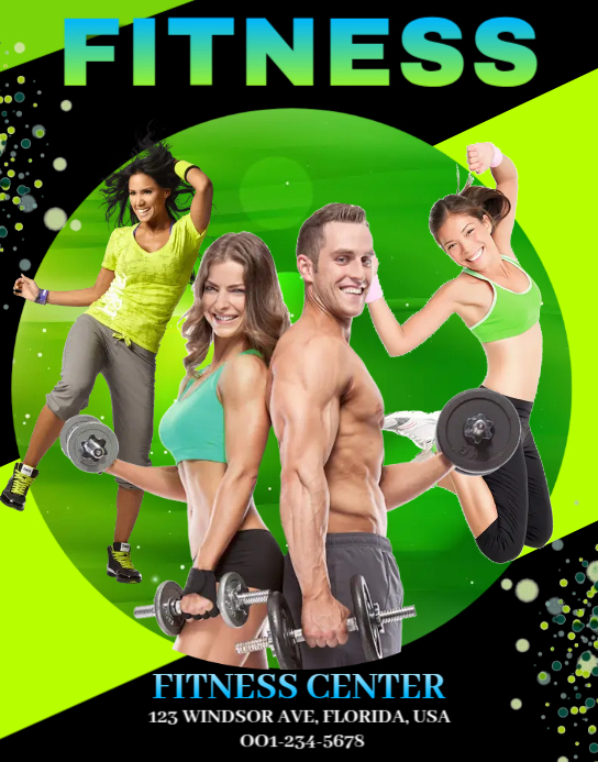 Fitness Center Flyer Template | PosterMyWall