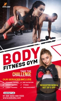 Fitness Challenge Flyer Template | PosterMyWall