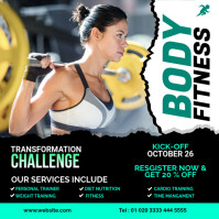 Fitness Challenge Flyer Template | PosterMyWall